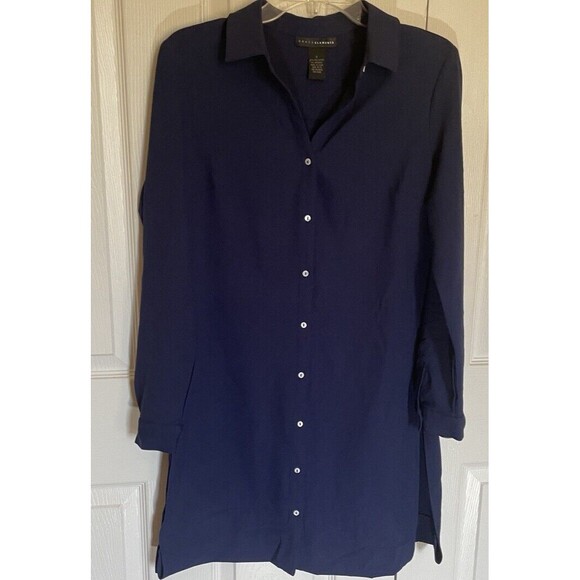 Grace Elements | Dresses | Grace Elements Small Shirt Dress Long Sleeve ...
